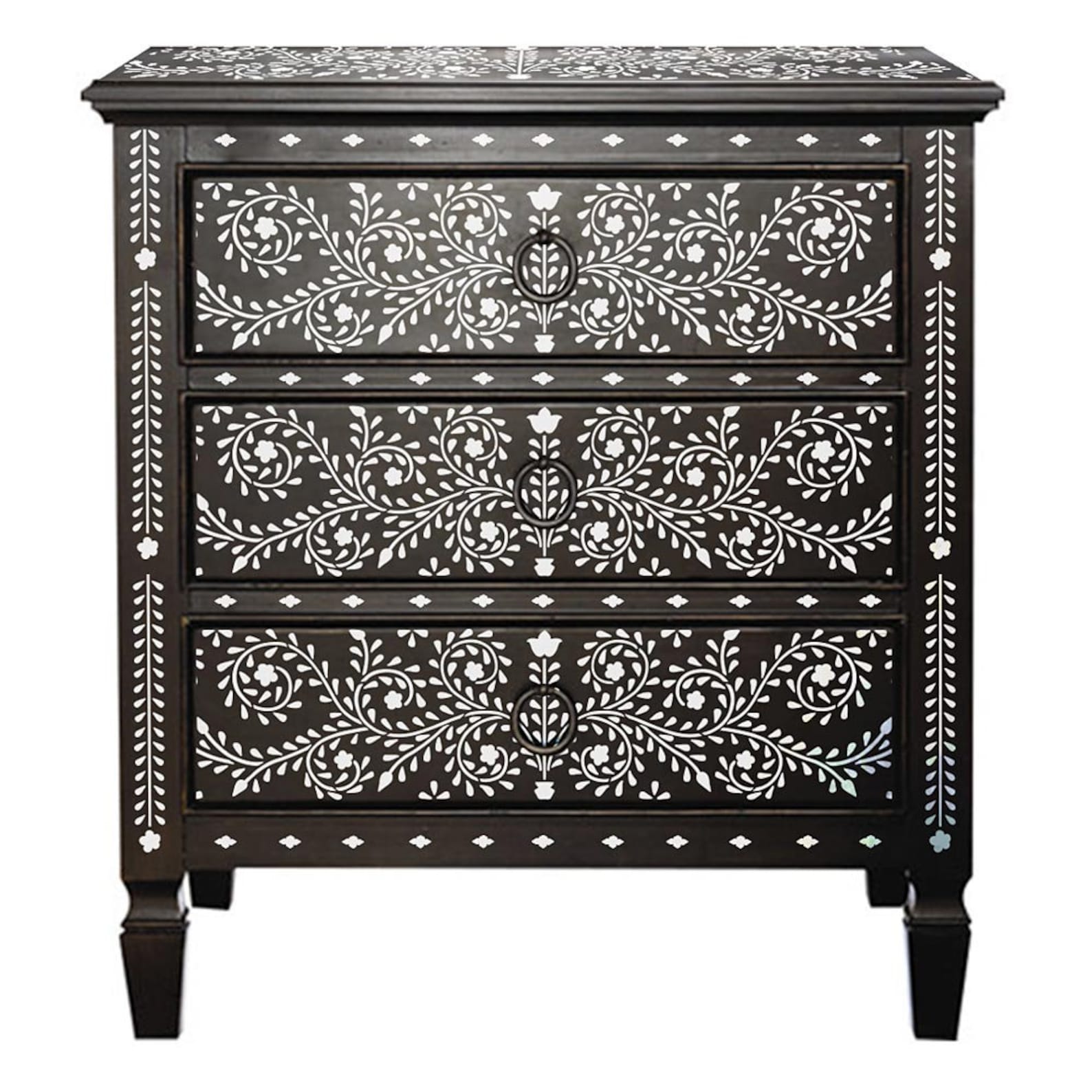 Raja Bone Inlay Stencil DIY Bone Inlay Designs for Furniture | Etsy