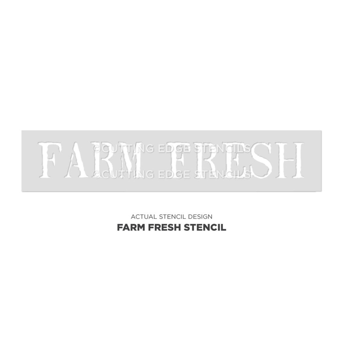 Farm Fresh Sign Stencil - Reusable DIY Rustic Decor - Vintage Sign ...