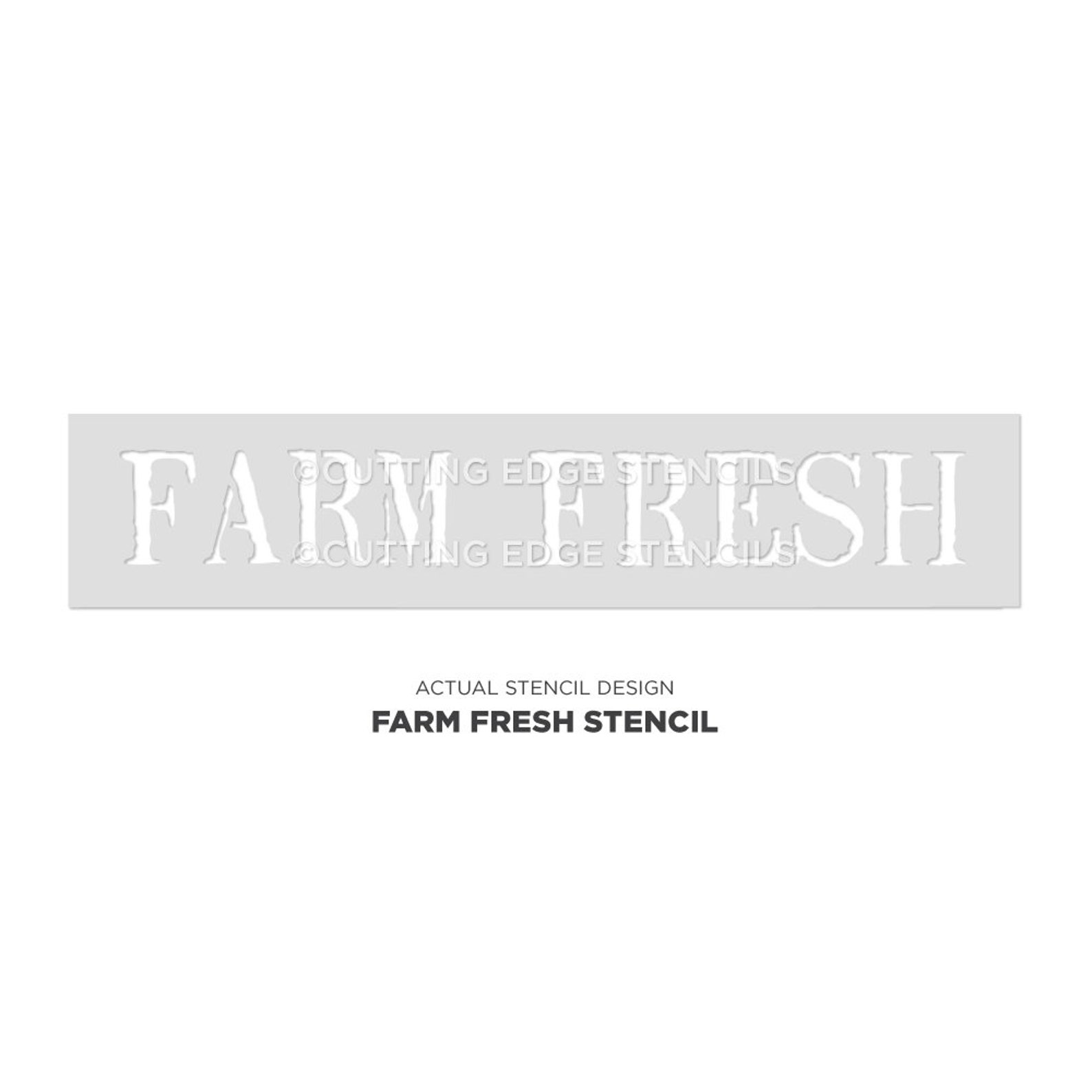 Farm Fresh Sign Stencil Reusable DIY Rustic Decor Vintage - Etsy