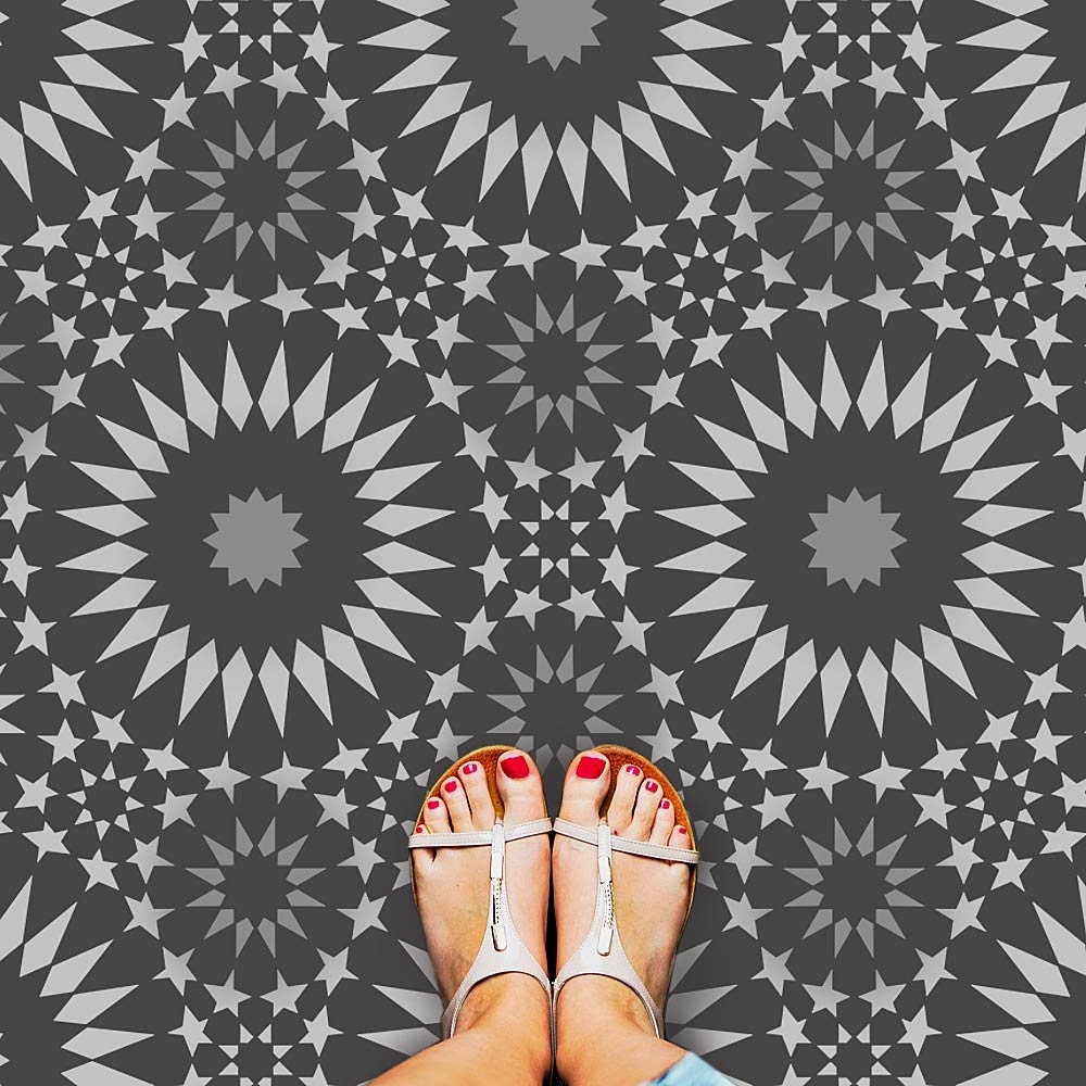 Ambrosia Tile Stencil – Large TILE STENCIL – Tile Stencils for Painting ...