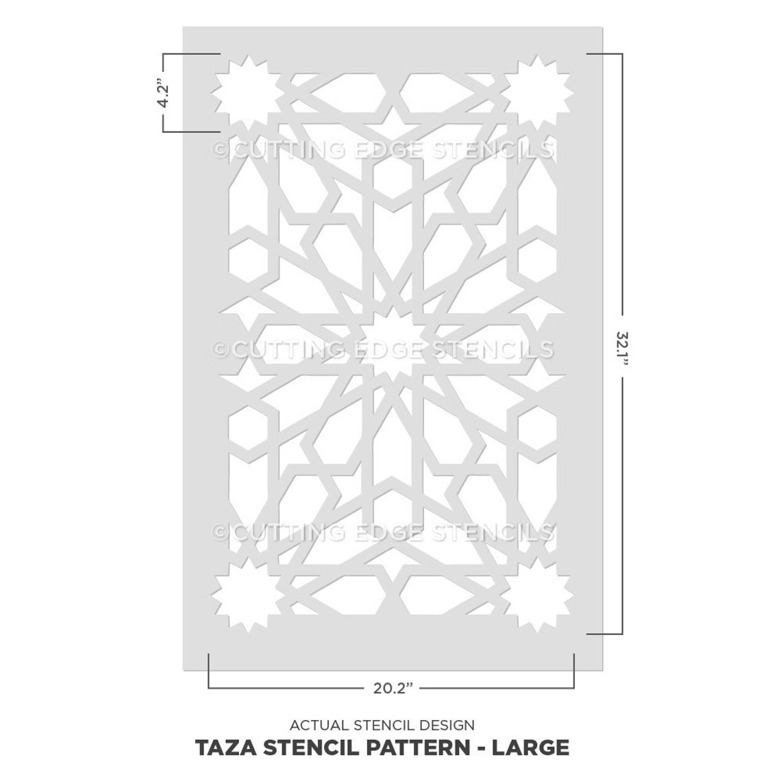 Taza Stencil for Walls and Floors LARGE WALL STENCIL for - Etsy Canada