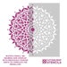 Compassion Mandala Stencil MANDALA WALL STENCIL Large - Etsy