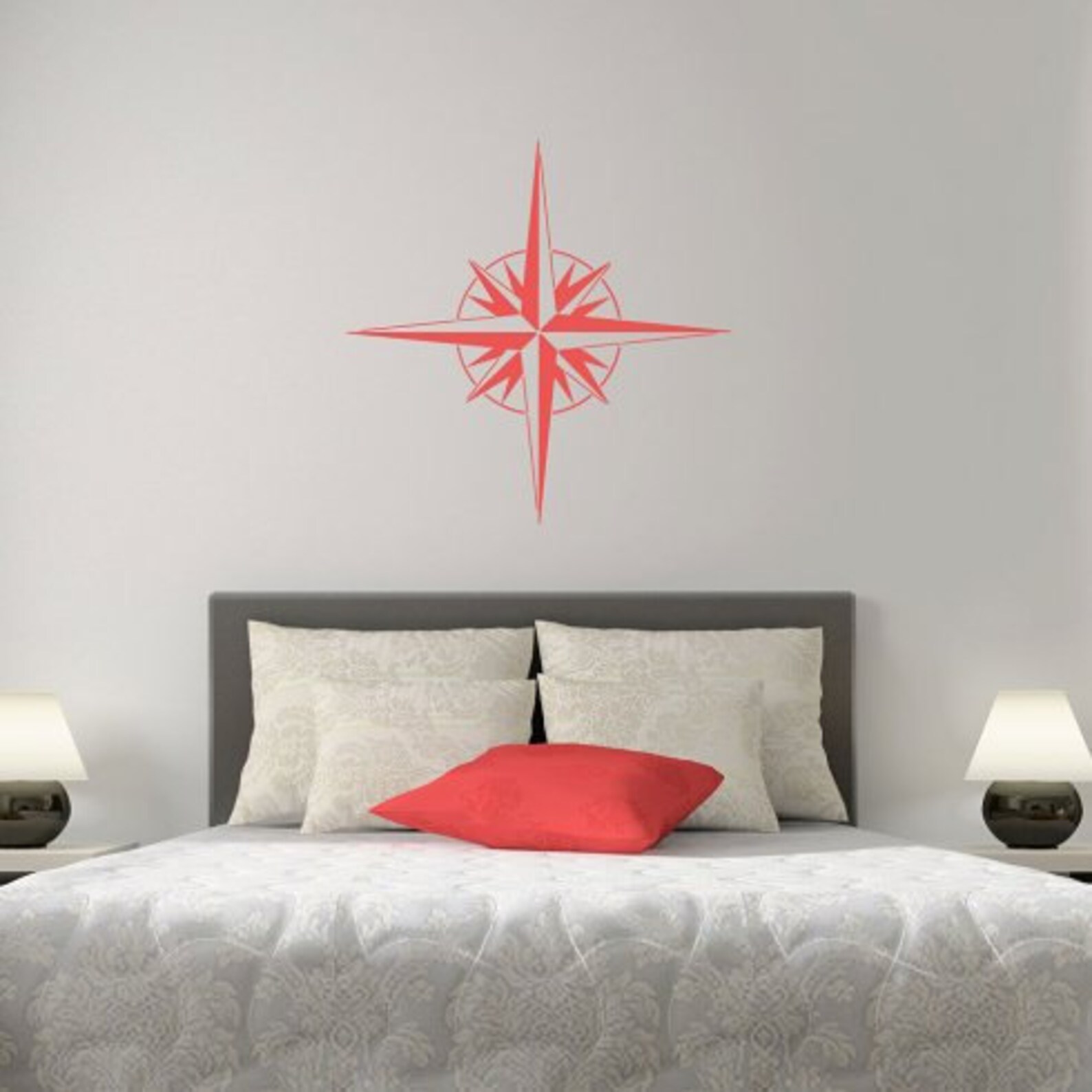 Explorer's Compass Stencil - Easier Than Decals or Stickers ...