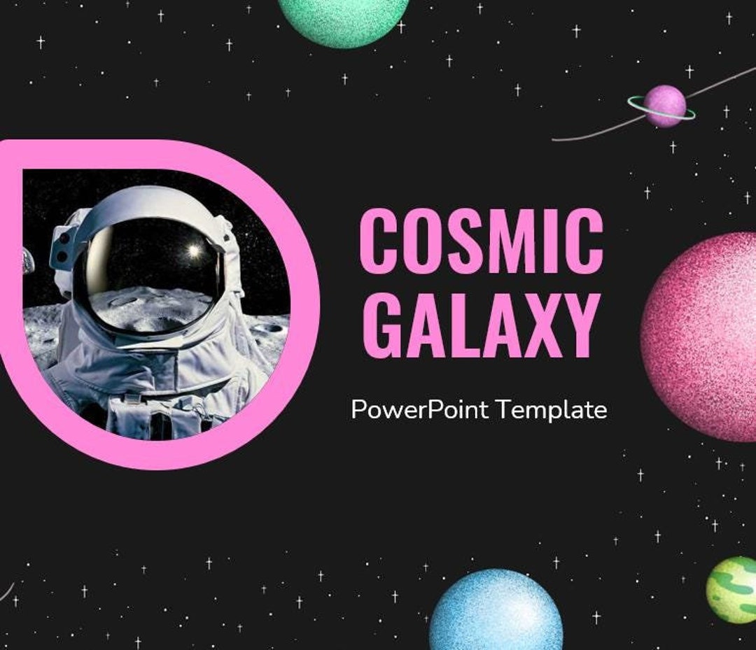Cosmic Galaxy Powerpoint Template: Elevate Your Presentations to the ...
