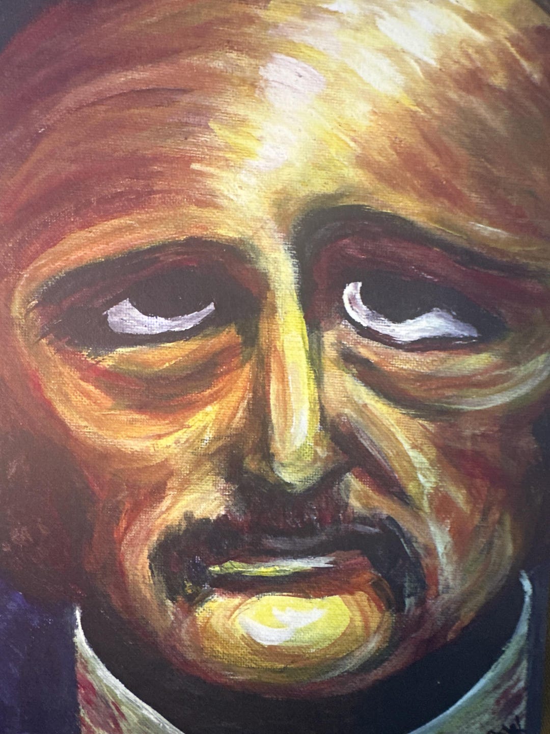 Poe the Poet Portrait of Edgar Allan Poe Print of Original Artwork - Etsy