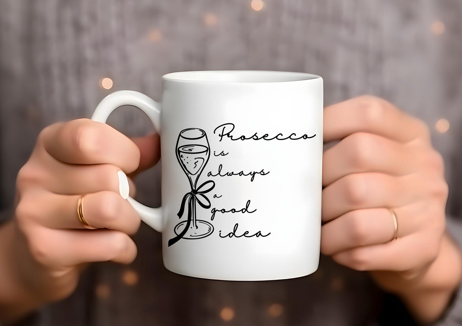 Prosecco is Always a Good Idea SVG Digital File. Funny Design for ...