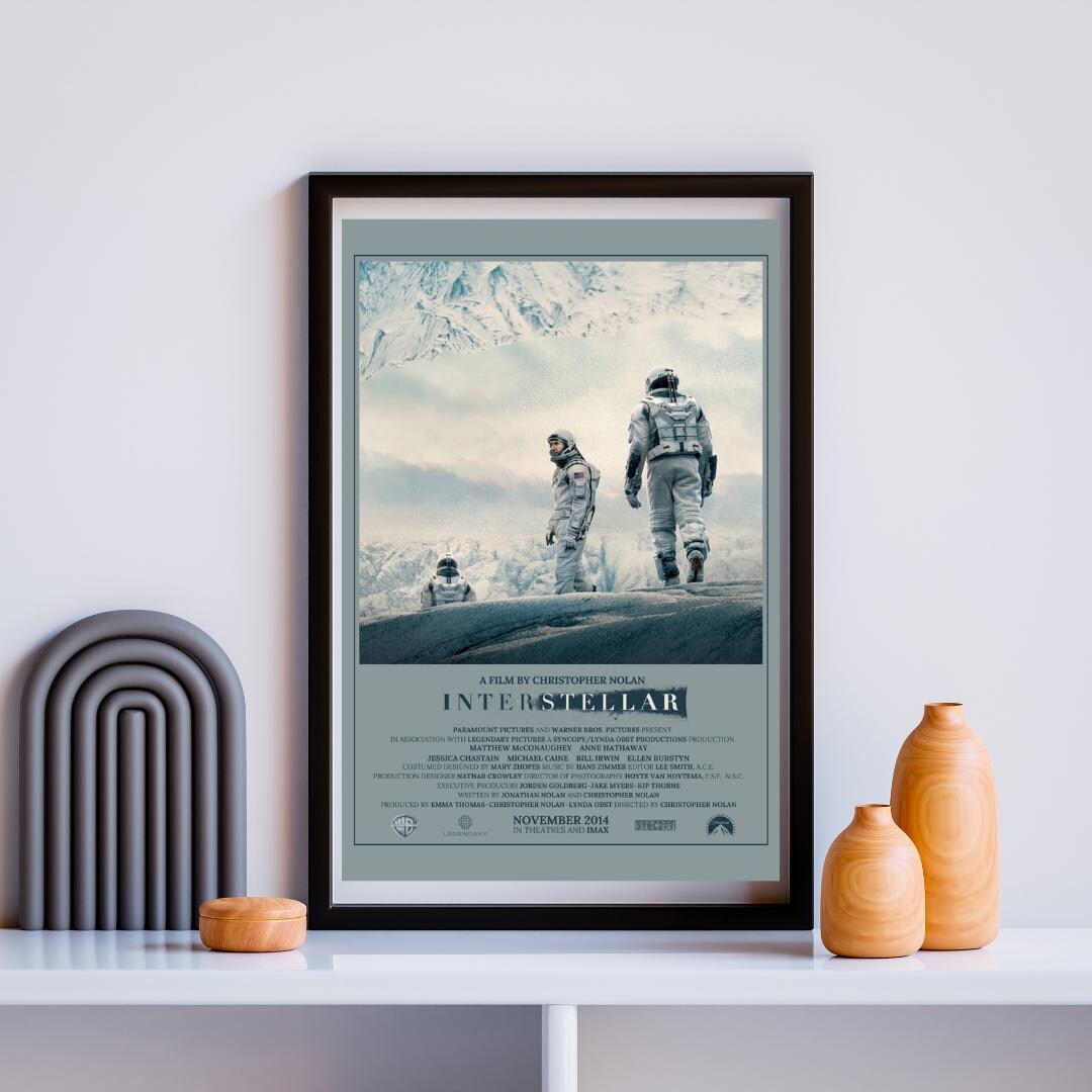 Printable Interstellar Poster, Interstellar Wall Decor, Interstellar ...