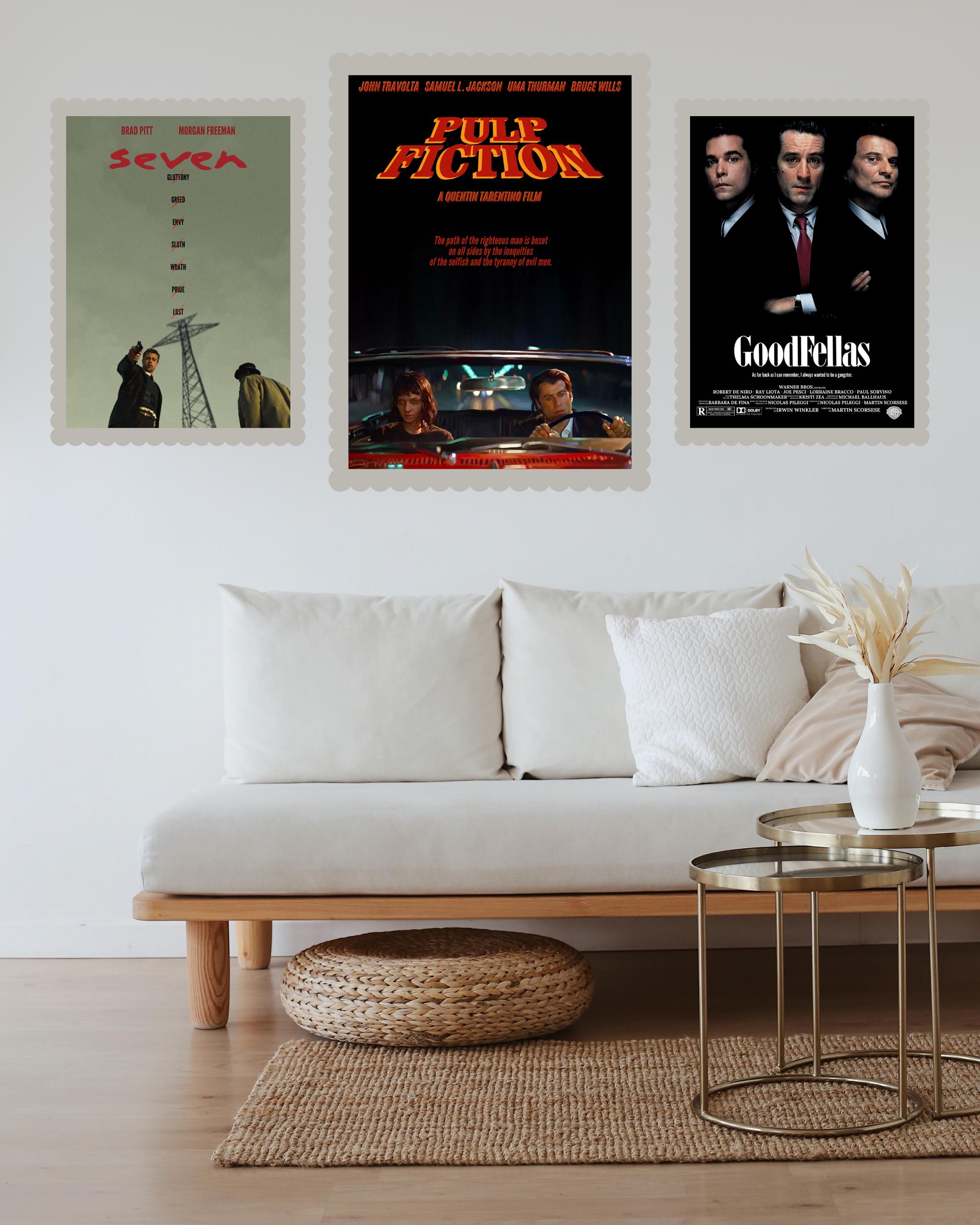 Custom Set of 3 Movie Posters Printable Movie Posters Set of 3 Arts ...