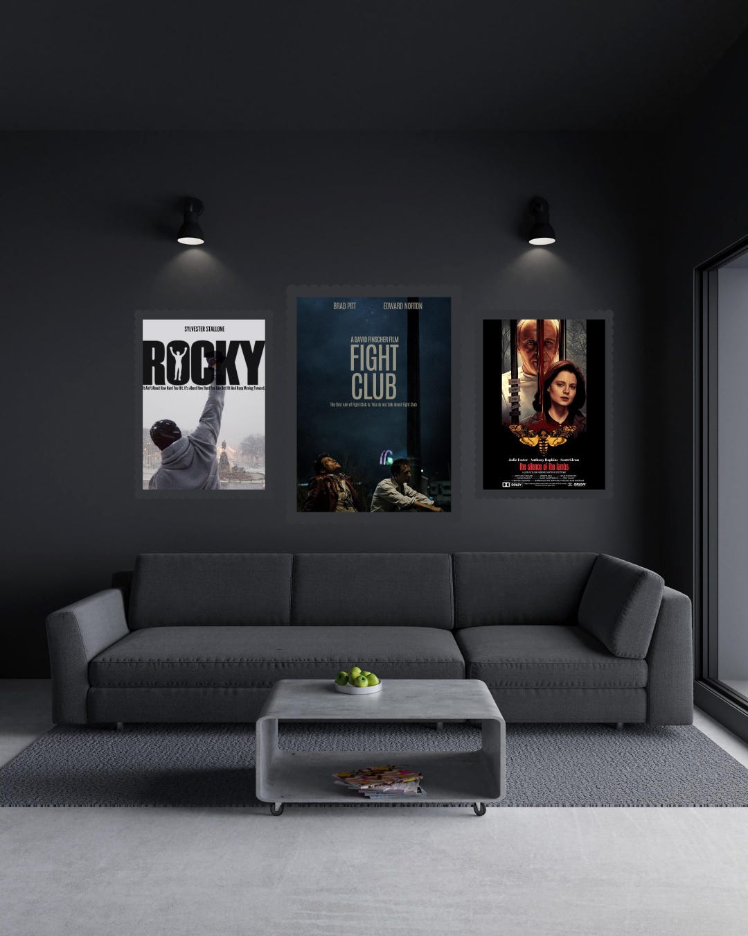 Custom Set of 3 Movie Posters Printable Movie Posters Set of 3 Arts ...