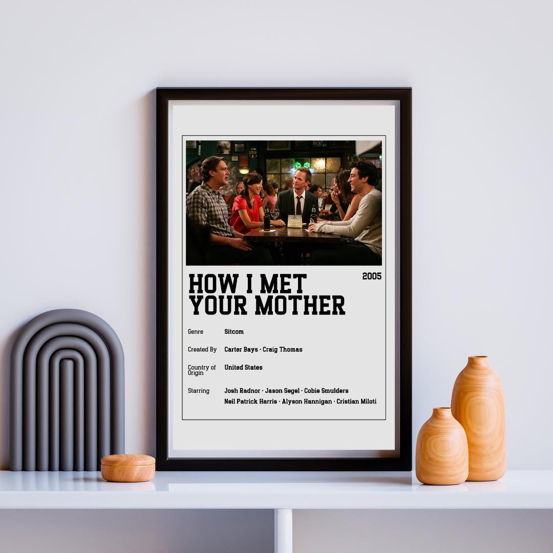 Custom Tv Series Poster Personalized Tv Series Print Tv Series Wall Art ...