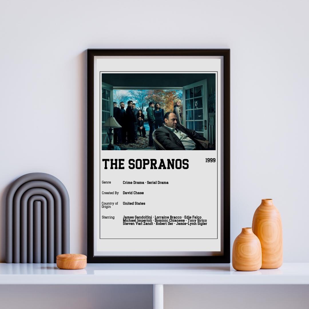 Printable the Sopranos Poster, the Sopranos Wall Decor, the Sopranos Poster Art ,instant ...