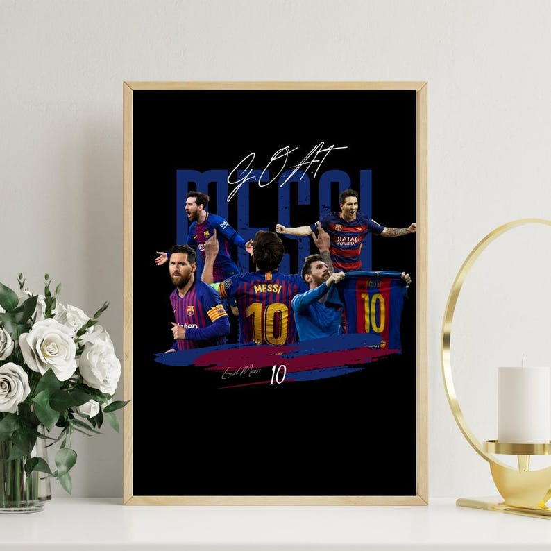 Printable Lionel Messi Soccer Poster Instant Download - Etsy