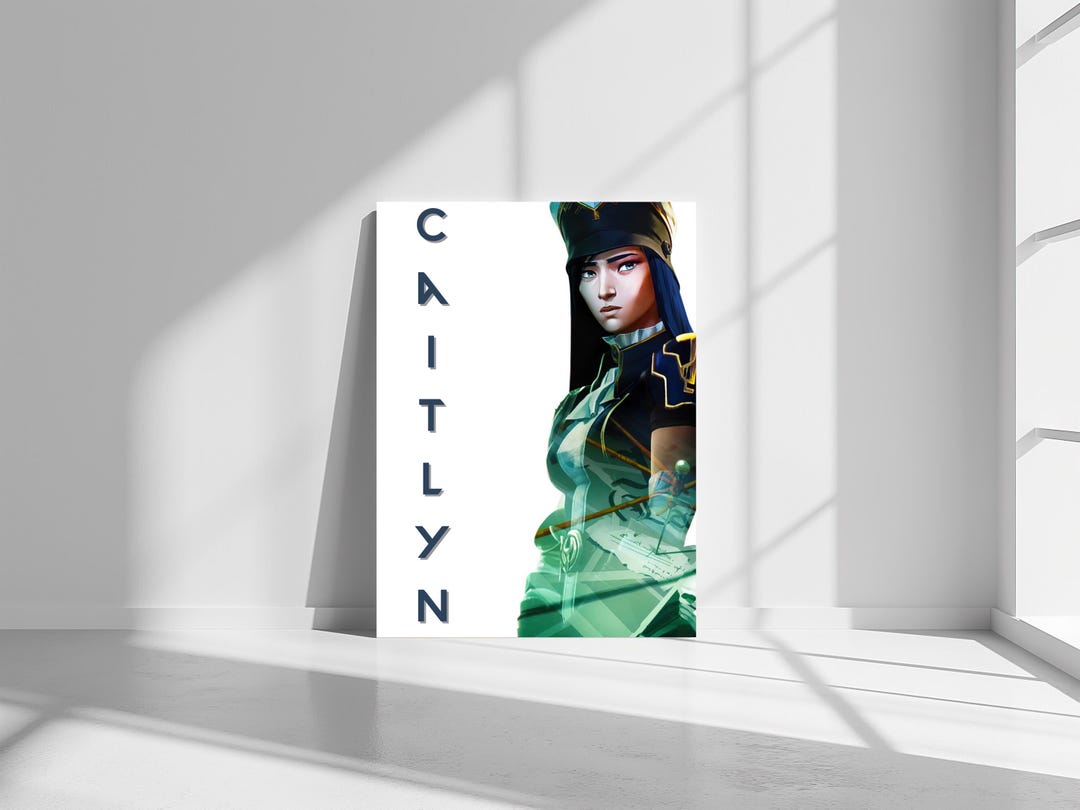 Arcane Caitlyn Poster, Arcane Caitlyn Video Game Poster, Gaming Poster ...