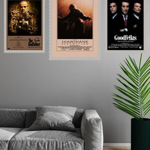 Custom Set of 3 Movie Posters Printable Movie Posters Set of 3 Arts ...