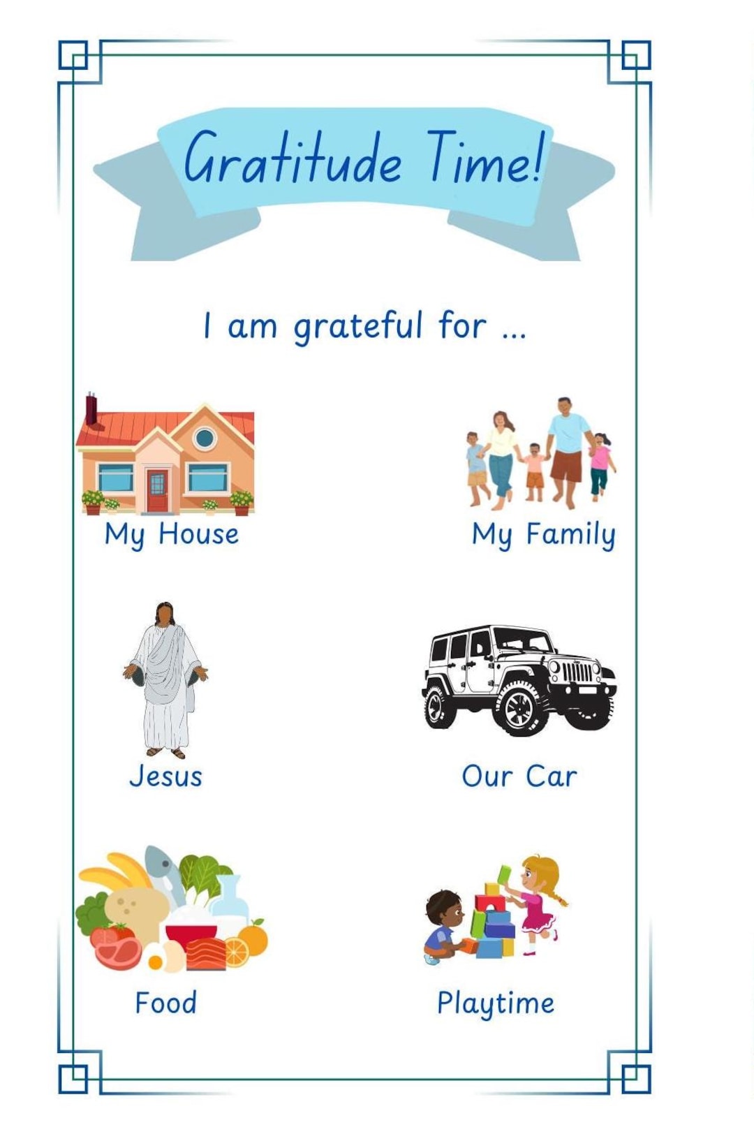 Morning Routine Bundle: Morning Checklist + Gratitude Time! (visual ...