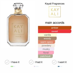 Kayali Vanilla 28 - Fragrance Sample - Etsy