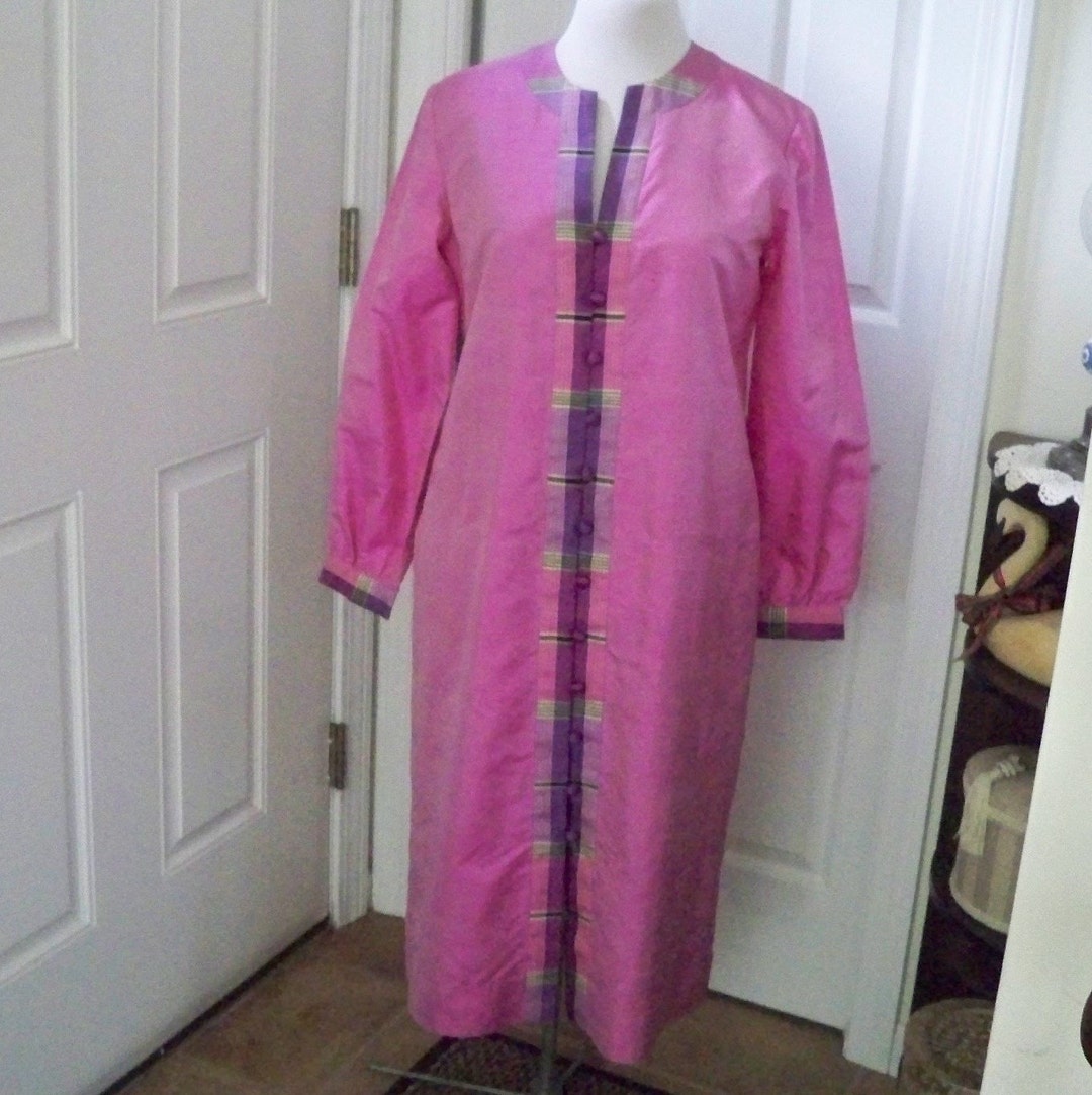 Vintage Siamese Trader Women's Silk Robe / Loungewear Size 14 - Etsy