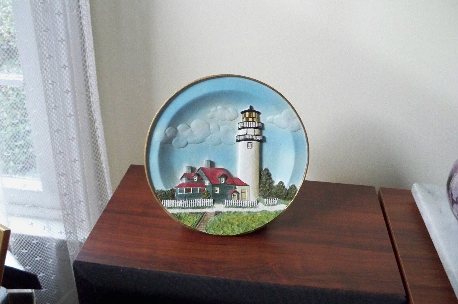 Vintage Home Lighthouse Night Light Cape Cod Highland Light - Etsy