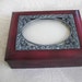 Vintage Wood Trinket Box Picture Frame Hinged Lid - Etsy