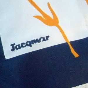 Vintage Women's Scarf Designer Jacqmar Modern Design Scarf Made in ...