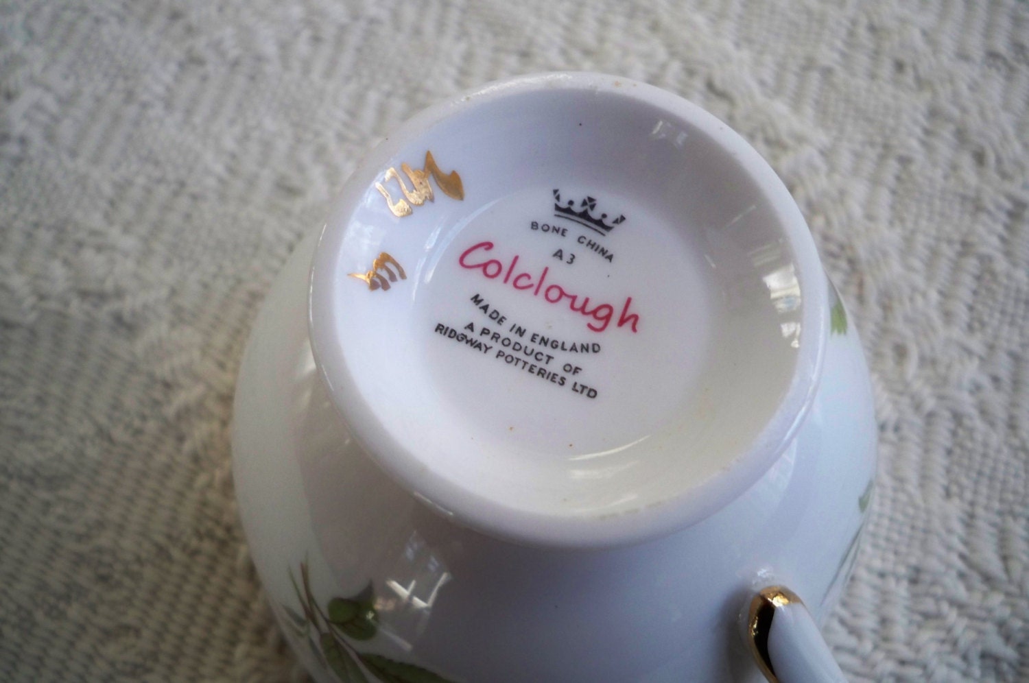 Vintage Serving China Colclough Bone China Teacup and Saucer - Etsy