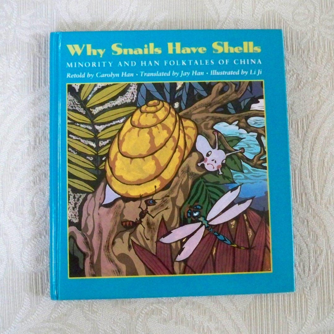 Vintage Children's Book "why Snails Have Shells" Chinese Folktales - Etsy