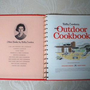Vintage Cookbook Betty Crocker's new Outdoor Cookbook First Edition ...