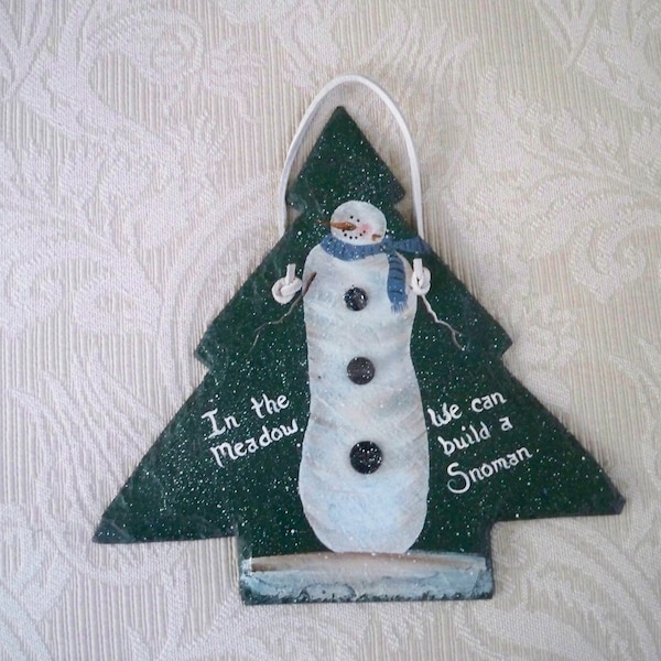 Snowman Slate - Etsy