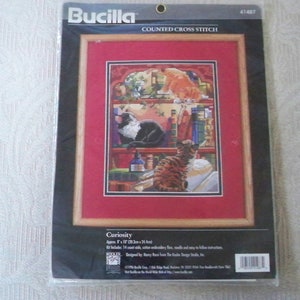 Craft Supplies Counted Cross Stitch Kit curiosity - Etsy