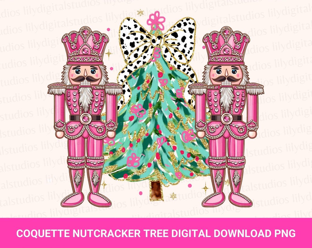 Coquette Nutcracker PNG Pink Nutcracker Christmas Digital Download ...
