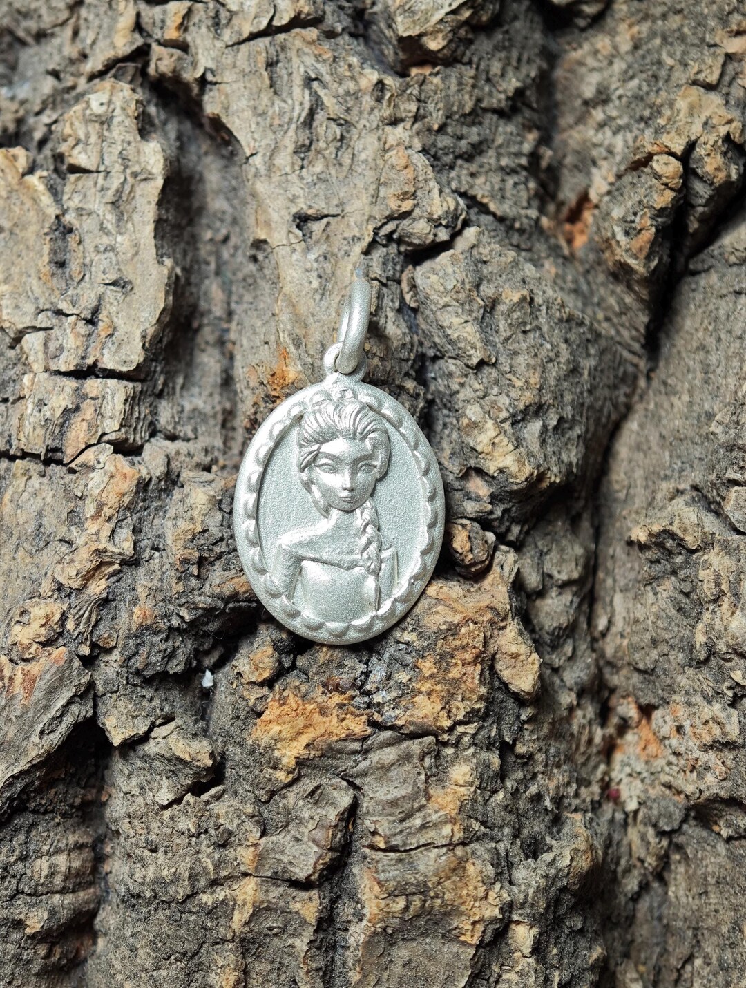 925 Silver Princess Elsa Frozen Pendant/brooch, Gift for Girlfriend/her ...