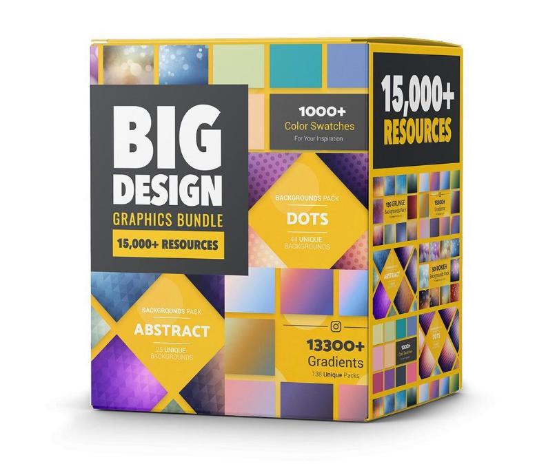 Big Graphic Design Mega Bundle - Etsy
