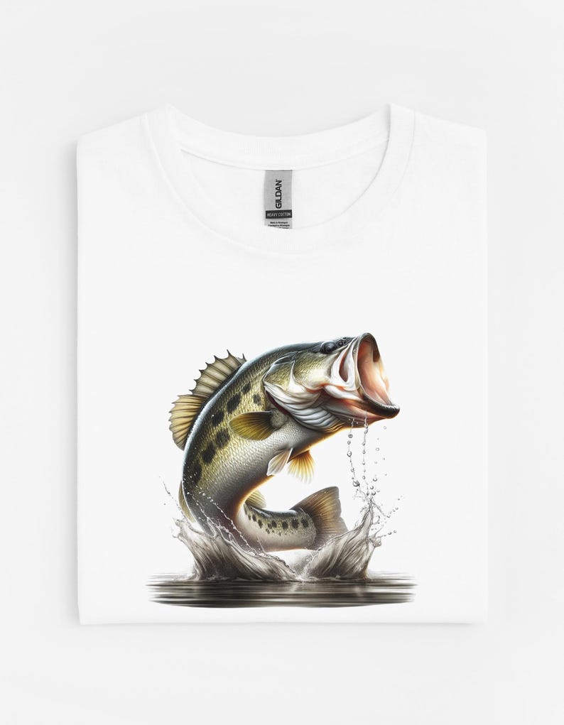 Largemouth Bass T-shirt - Etsy