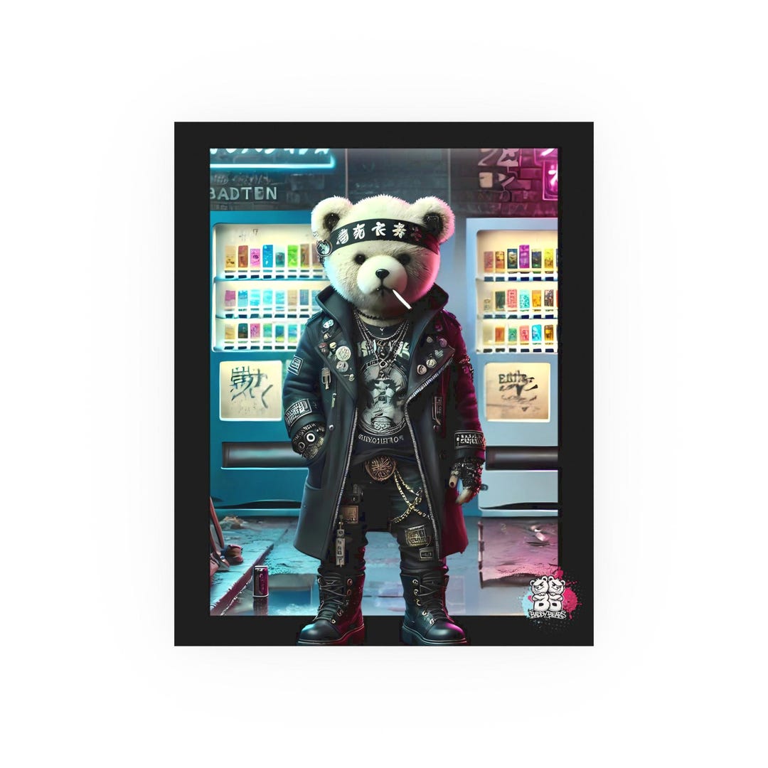 Kuma Yasha japan Baddy Bears: Global Grit Set Satin Poster, Collectible ...