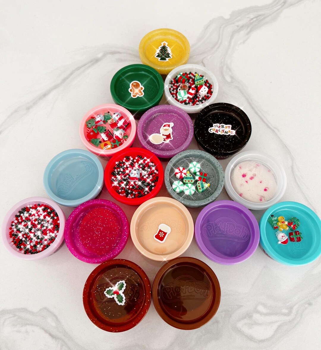 2024 Christmas Playdough Party Kit / Christmas Party Favor / Christmas ...