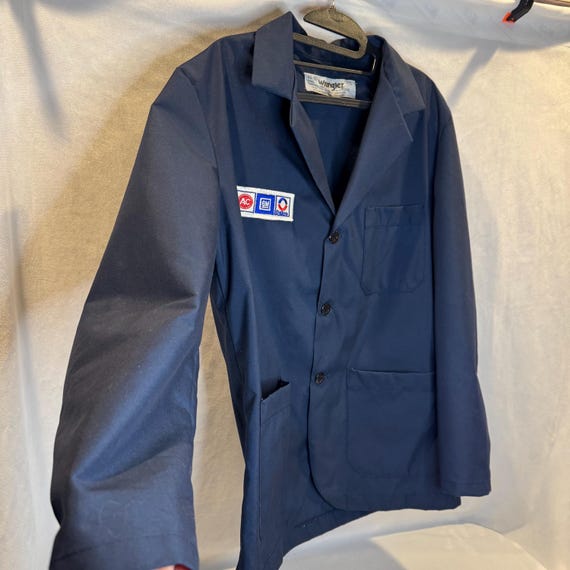 Vintage Official Wrangler AC-GM-Delco Work Coat Men’s… - Gem