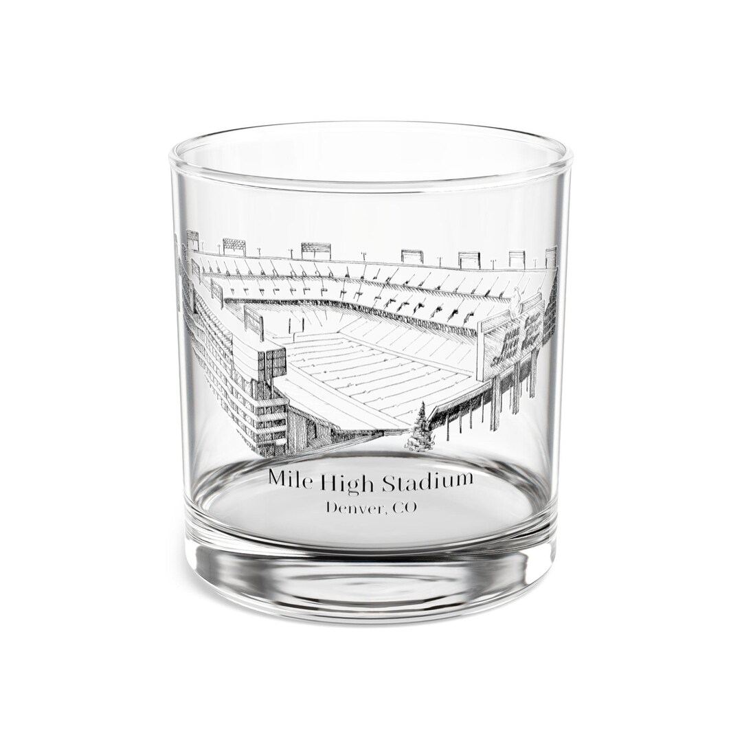 Customizable NFL Stadium Rocks Glass Football Fan Gift NFL Football ...