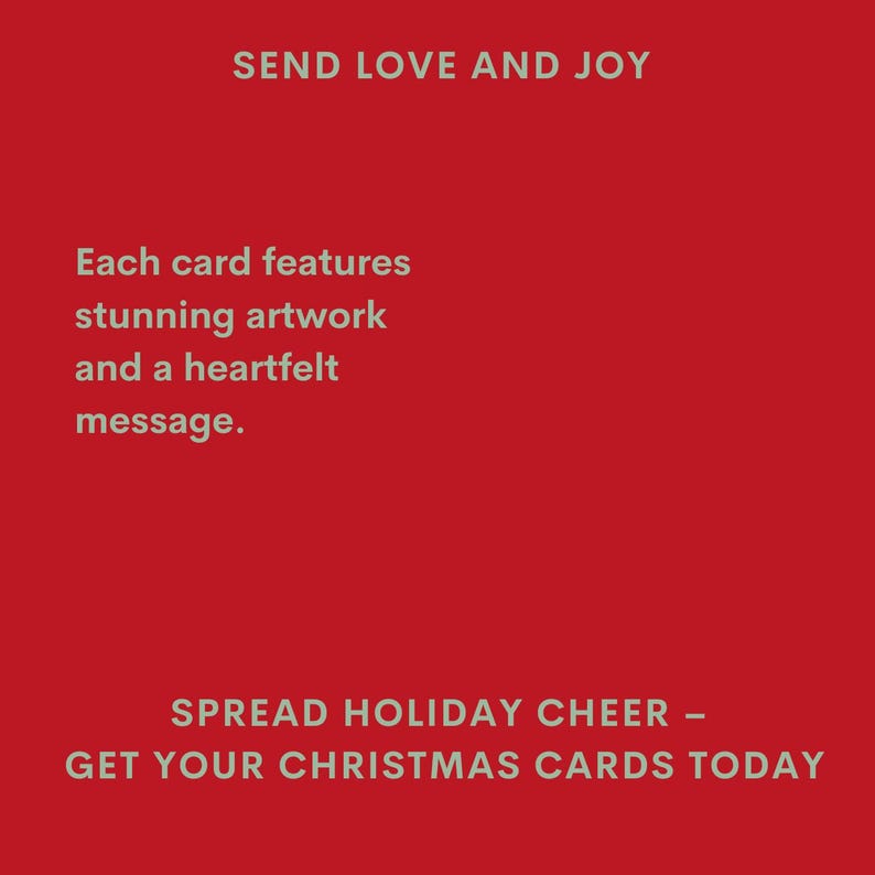 Digital Christmas Card, Printable Holiday Card, Holiday Greeting Card ...
