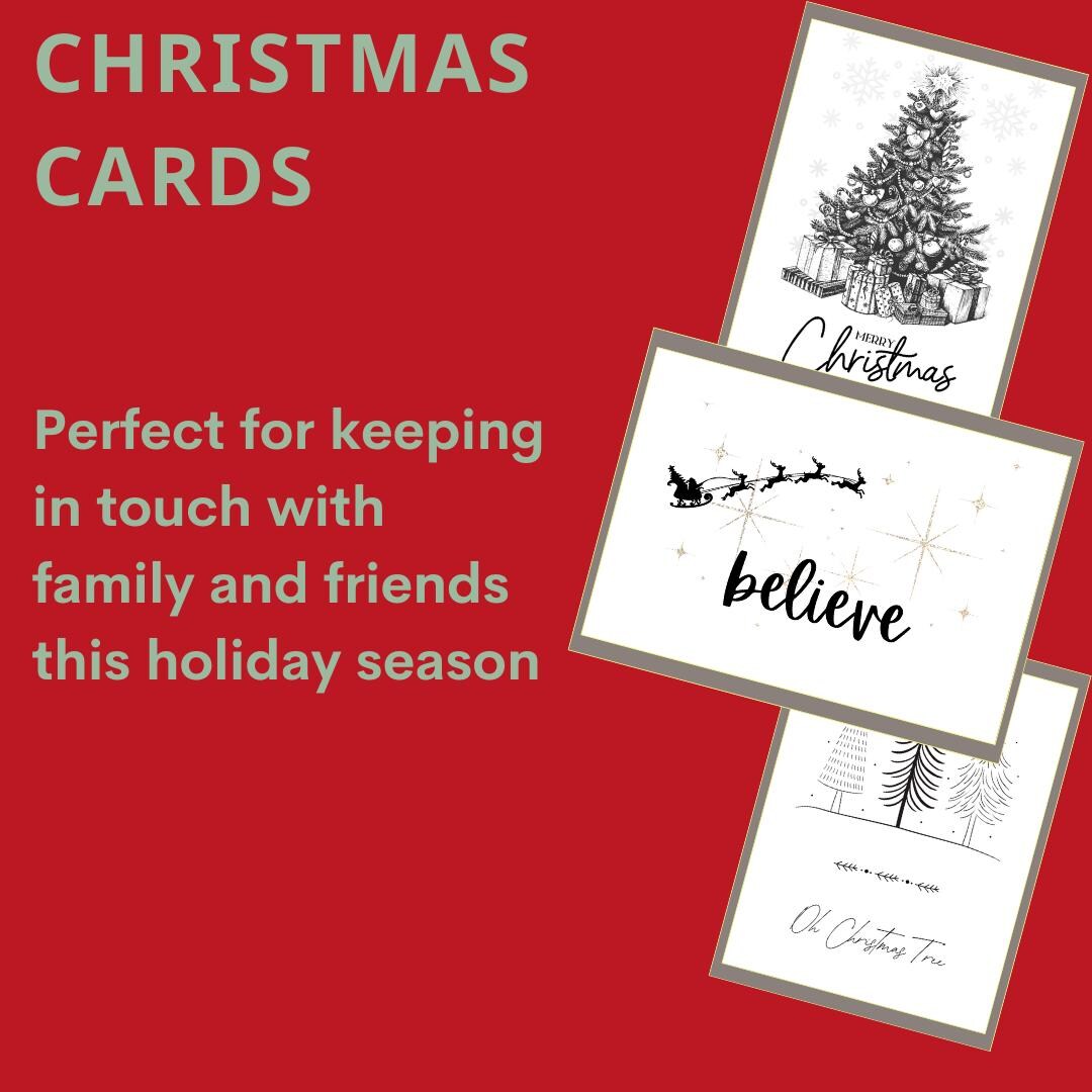 Digital Christmas Card, Printable Holiday Card, Holiday Greeting Card ...