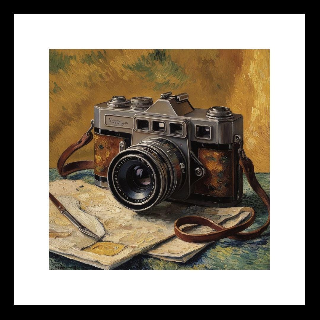 Set of 9 Prints, Vintage Camera | Printable Wall Art | Dreamlike Oil ...