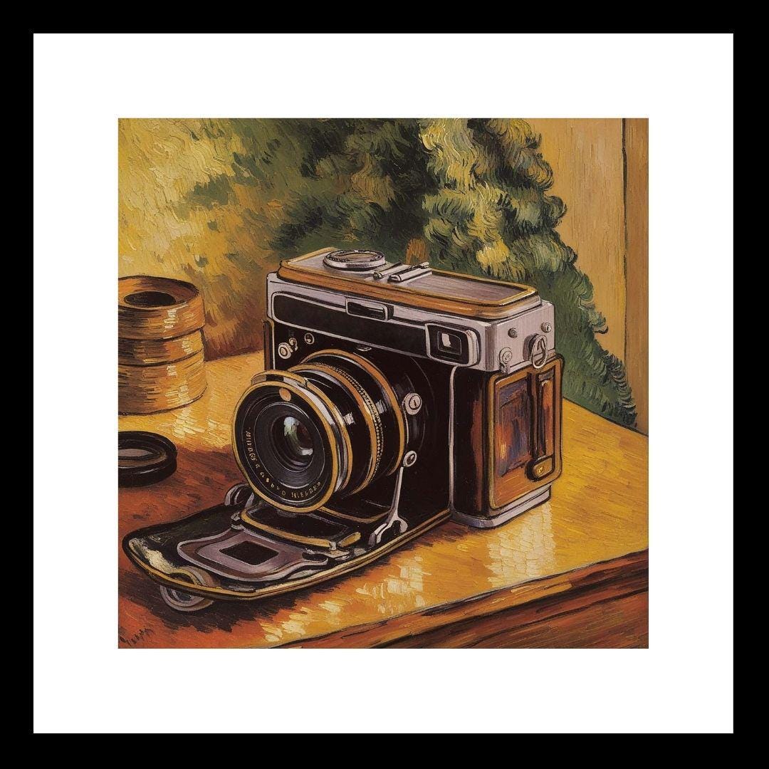 Set of 9 Prints, Vintage Camera | Printable Wall Art | Dreamlike Oil ...
