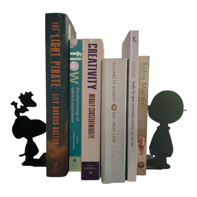 Snoopy Bookends for Your Books. Cute Book Holder. Booked. - Etsy