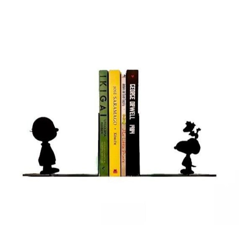 Snoopy Bookends for Your Books. Cute Book Holder. Booked. - Etsy