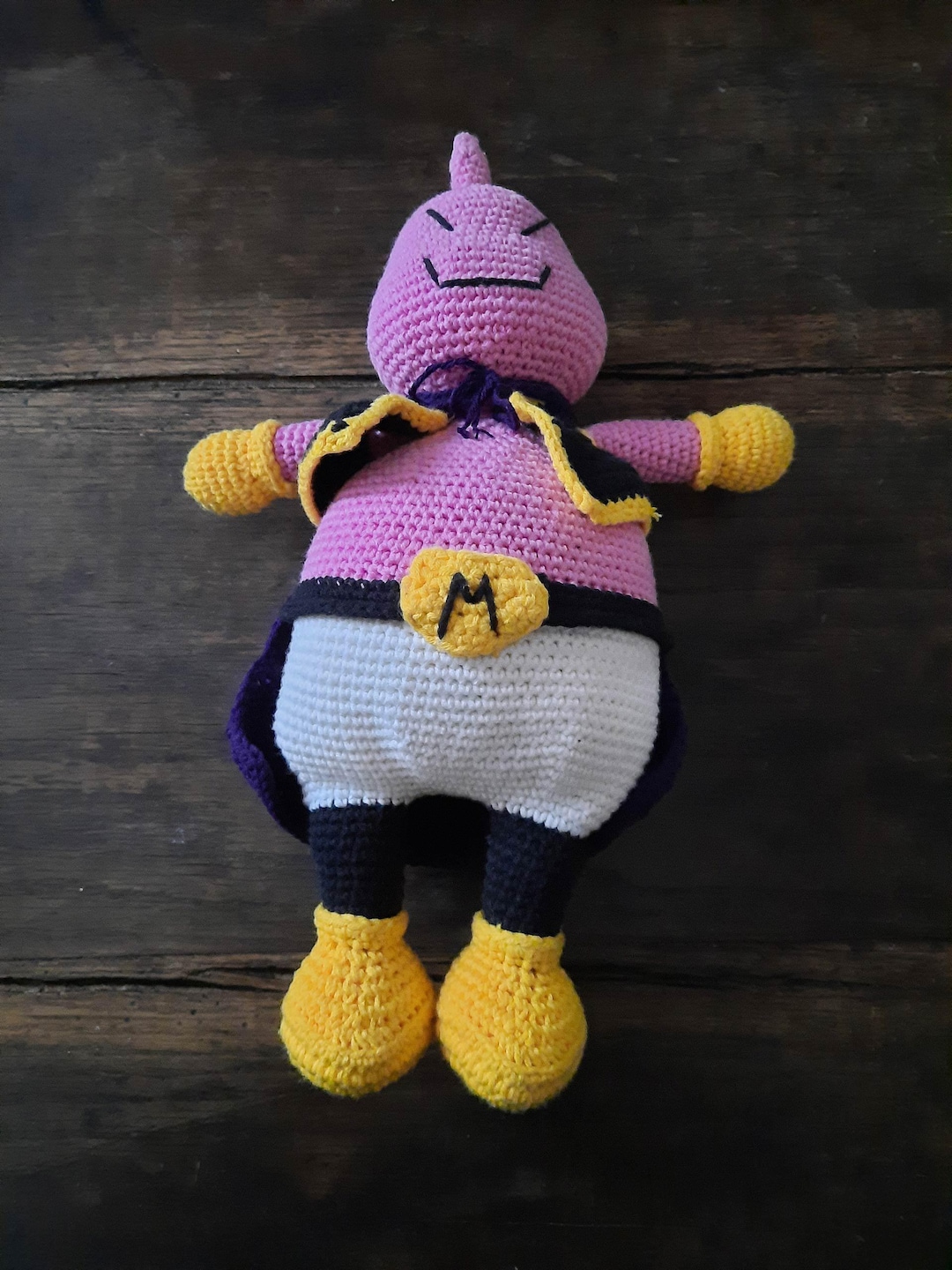 Crocheted Boo Plush Amigurumi Inspired by the Dragon Ball Z Universe ...