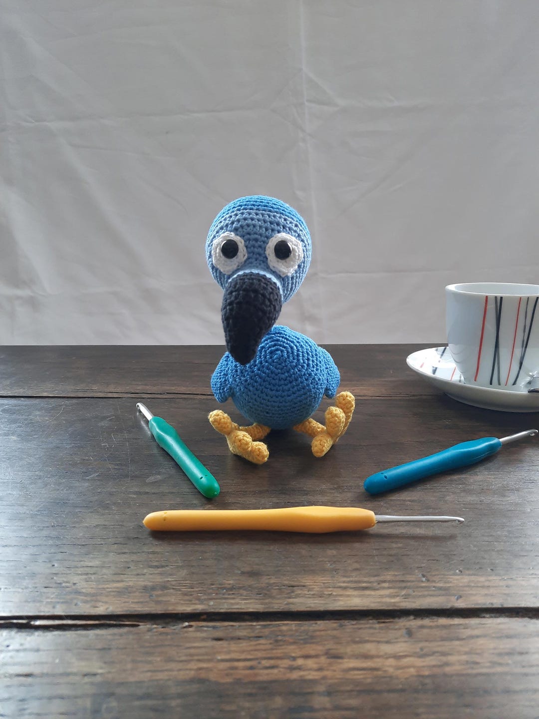 Crocheted Plush Dodo – Handmade Amigurumi – Unique and Playful Creature ...