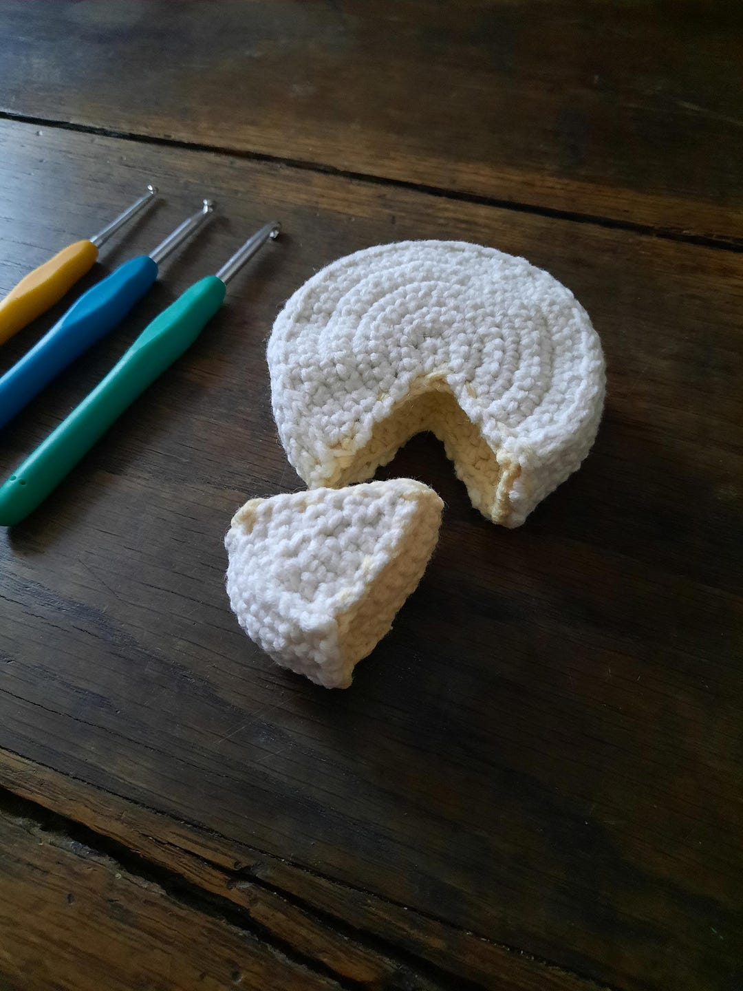 Crocheted Camembert – Handmade Amigurumi Cheese – Fun and Original ...