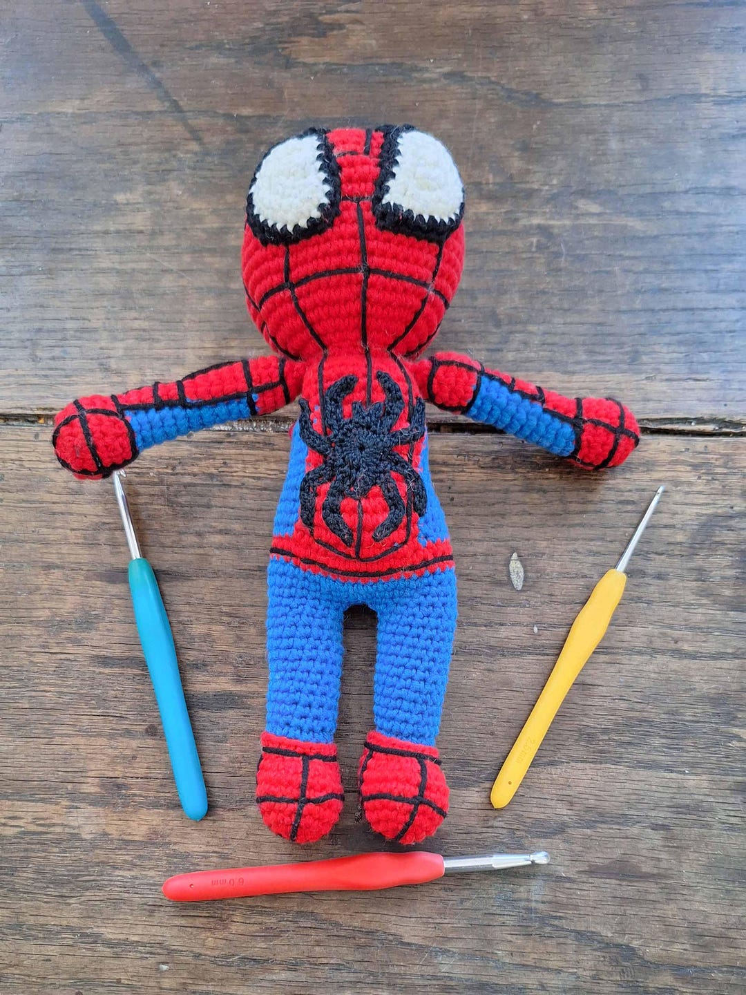 Crocheted Spider-man Plush - A Must-have for Superhero Fans - Etsy