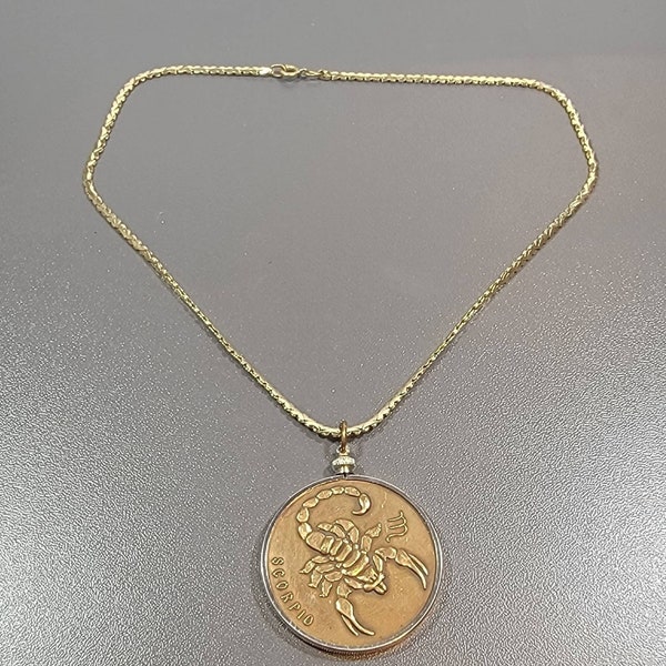 Scorpio Necklace - Etsy