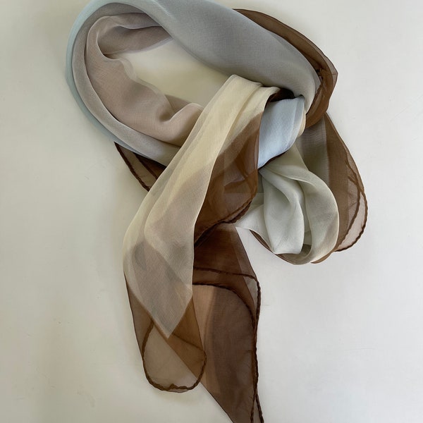 Sheer Silk Scarf - Etsy