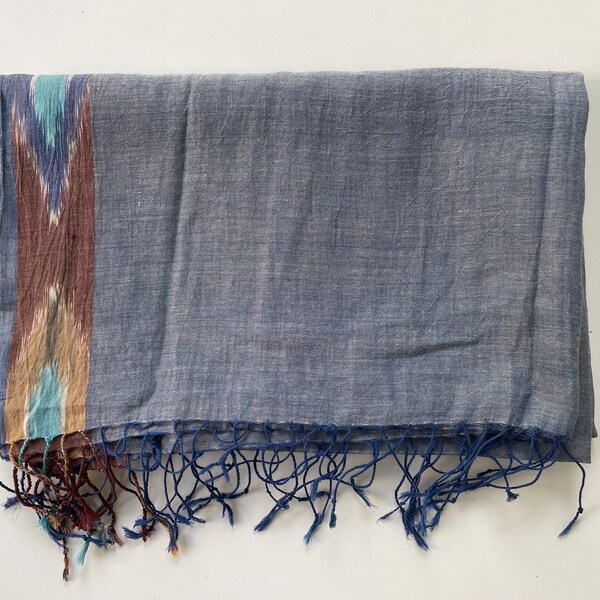 Indigo Scarf - Etsy